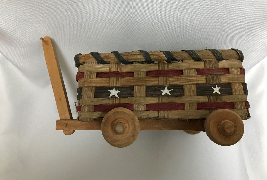 Doll Wagons-2 Styles-well Made Wood and Wicker Doll,stuffed Animal ...