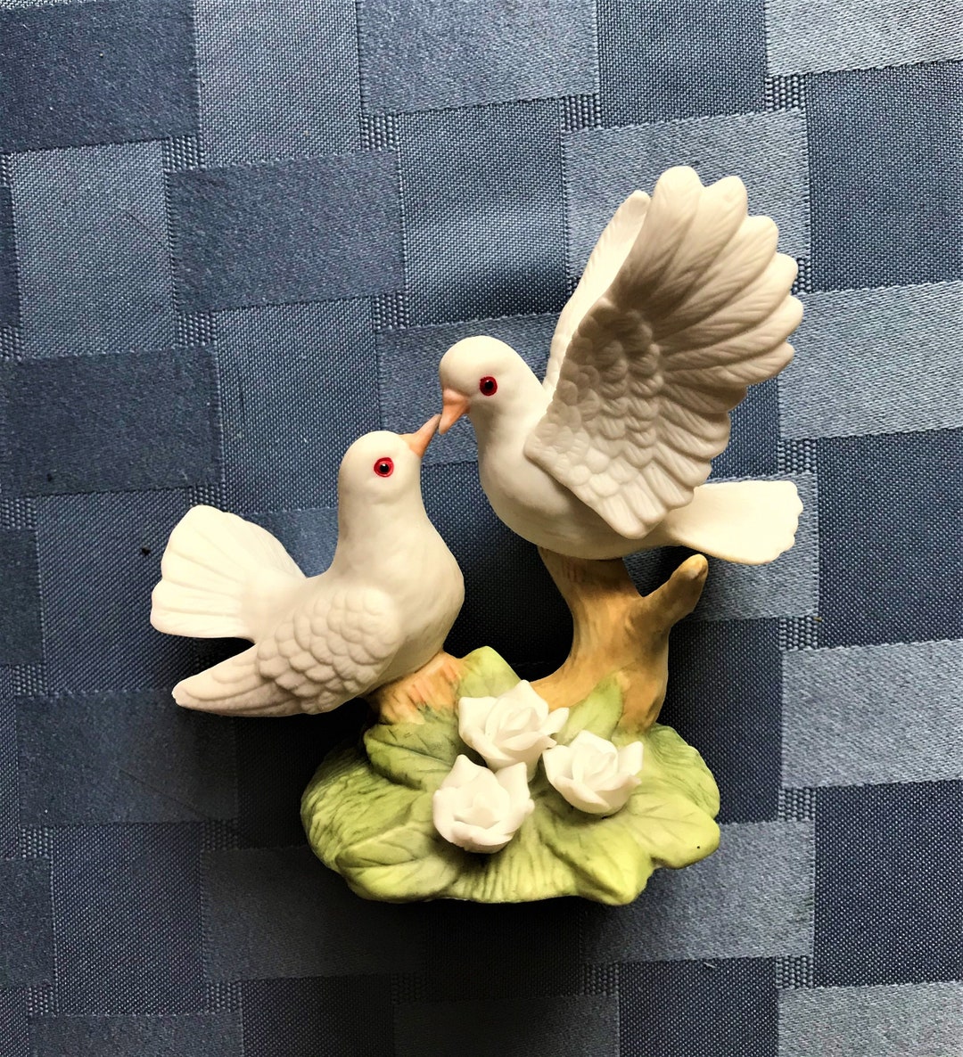 Doves & Swans-ceramic-vintage-4 Styles - Cake Toppers-figurines-bells ...