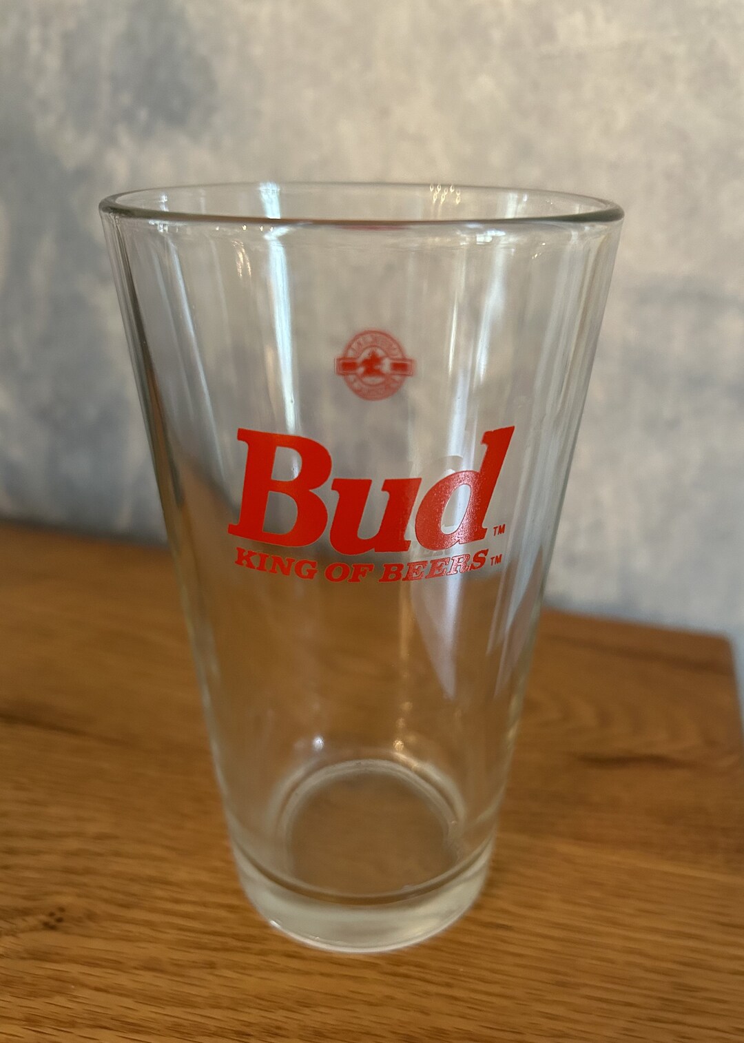 Budweiser Glass Mug-bud King of Beers- Official Product-15 Ounce Clear ...