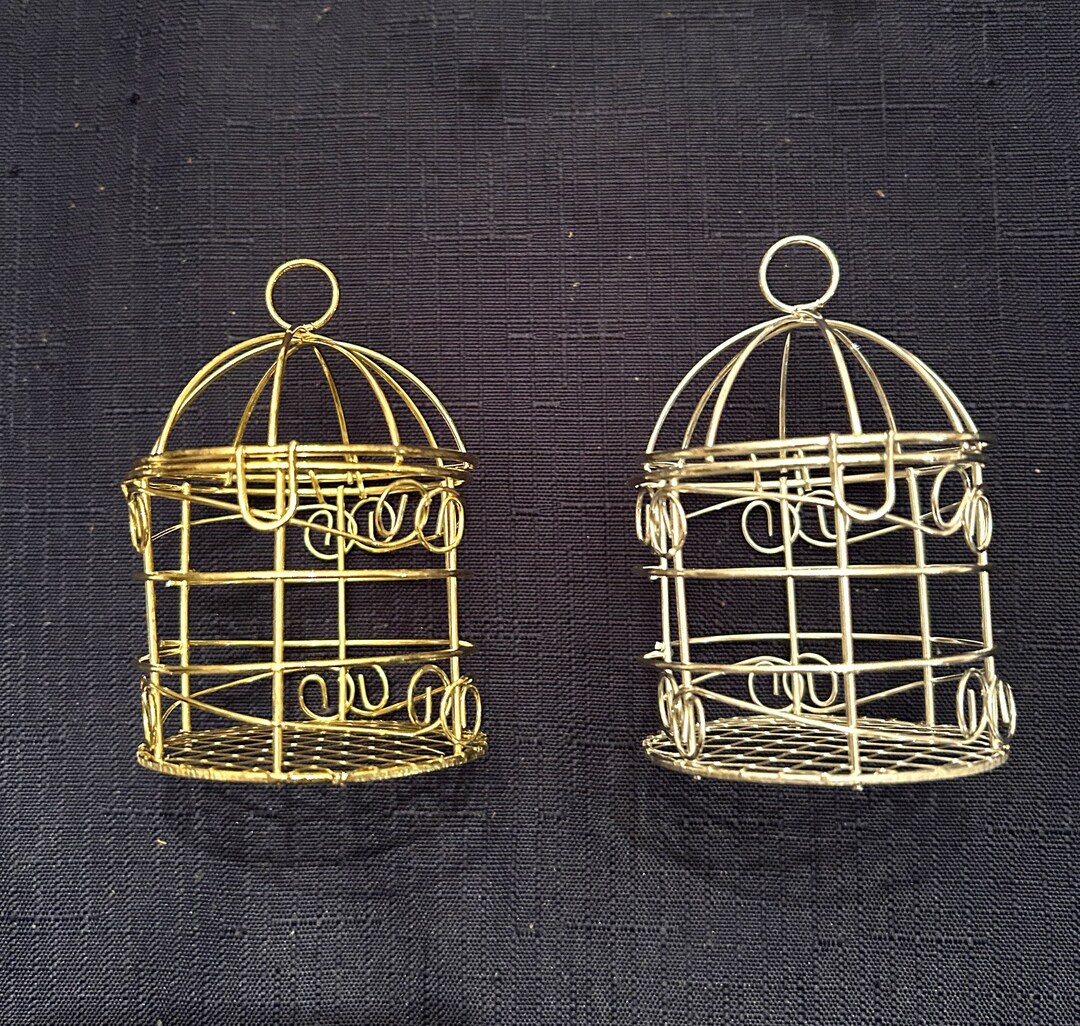 Mini Bird Cages-perfect for Favors-crafting-doll Houses-ornaments-all ...