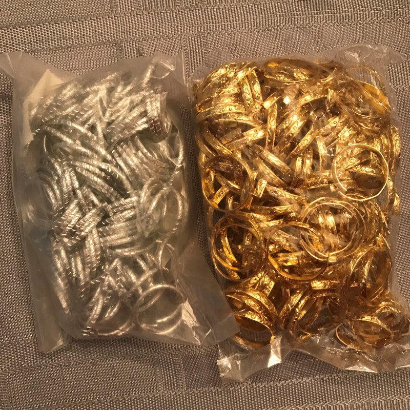 Fake Wedding Ring Set Vintage - Etsy