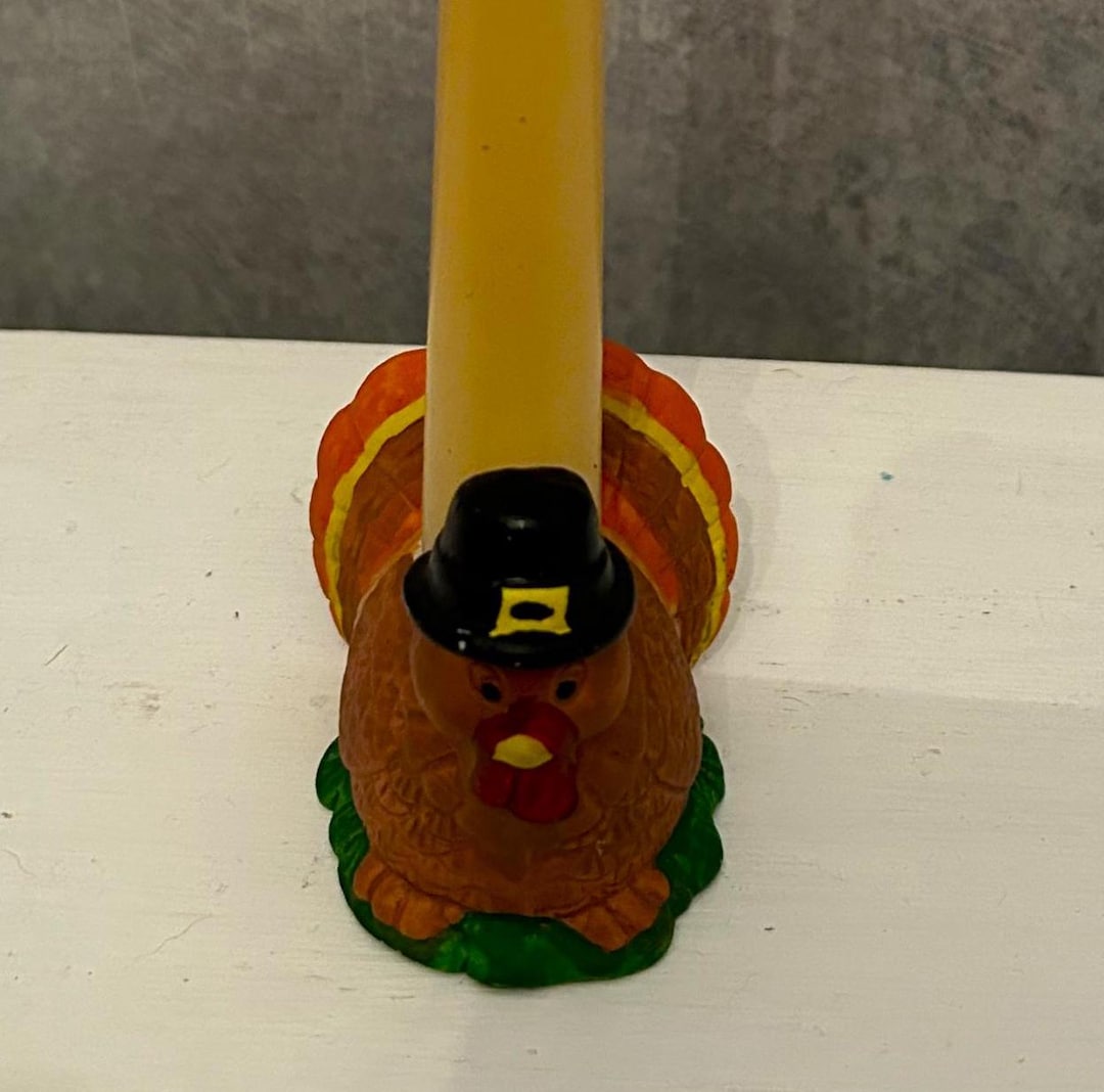 Mini Thanksgiving Decorations-small Stuffed Turkey-turkey Candle Holder ...