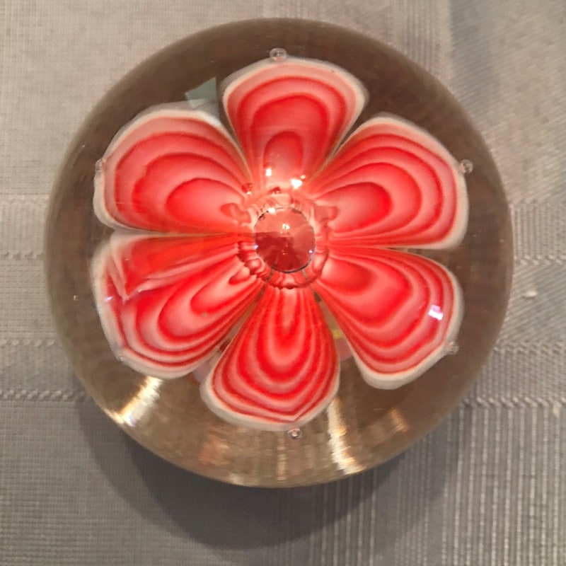 Flower Paperweight - Etsy