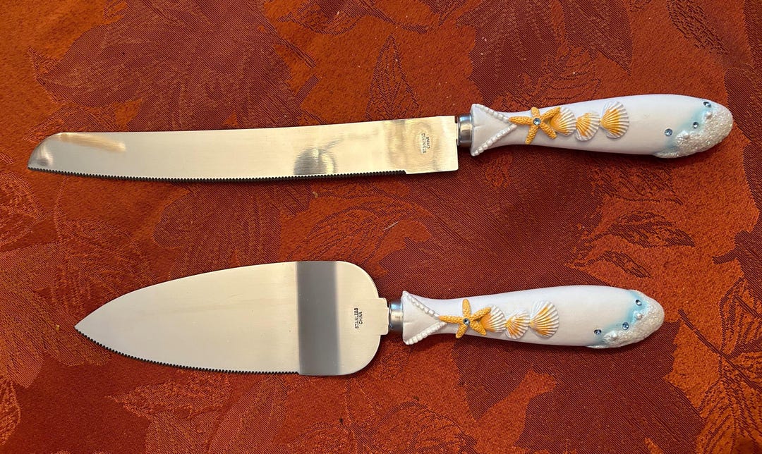 3 Styles Beach Themed Server Sets-destination Knife Sets-shell-starfish ...