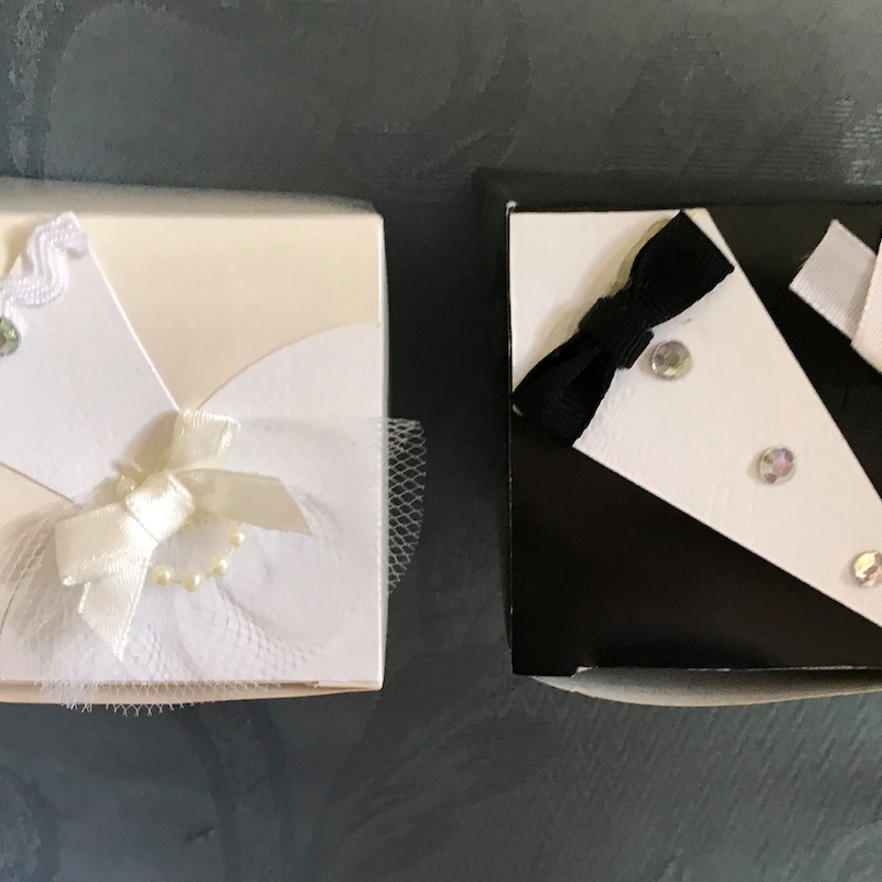 Wedding Favors Bride and Groom Boxes - Etsy