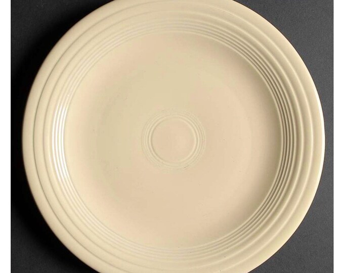 Vintage Fiesta Dinner Plates in Old Ivory - Etsy