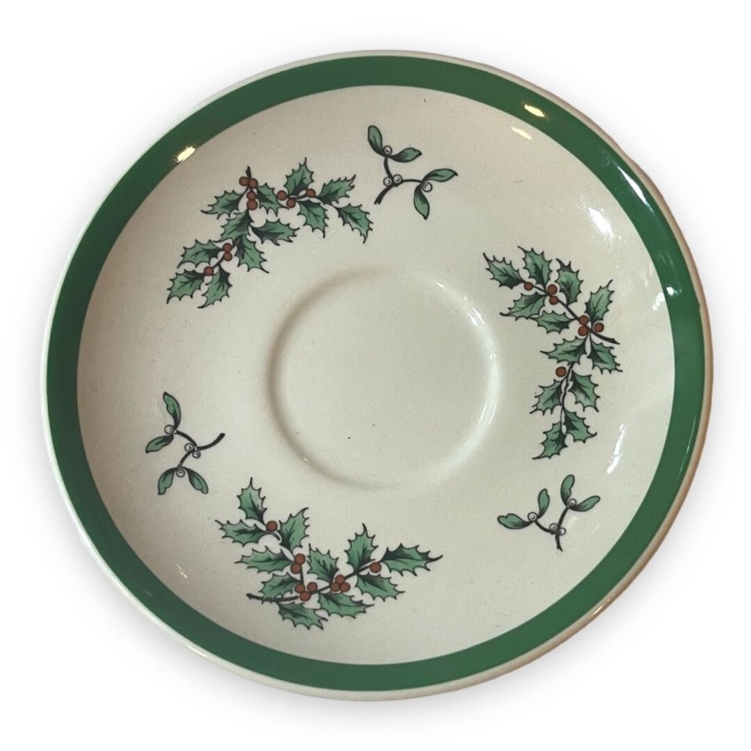 Mid Century Spode Spode Christmas Tree Saucers - Etsy
