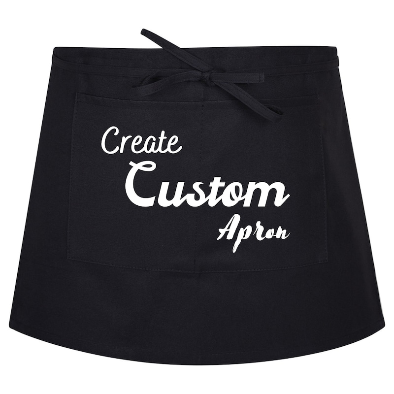Half Aprons Black - Etsy UK