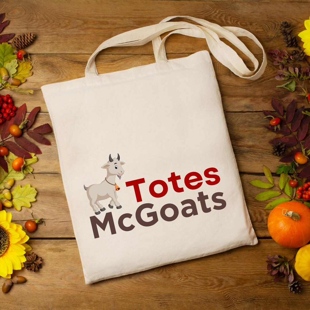 Totes Mcgoats Funny Tote Bag, Farmers Market Tote Bag, Grocery Tote Bag ...