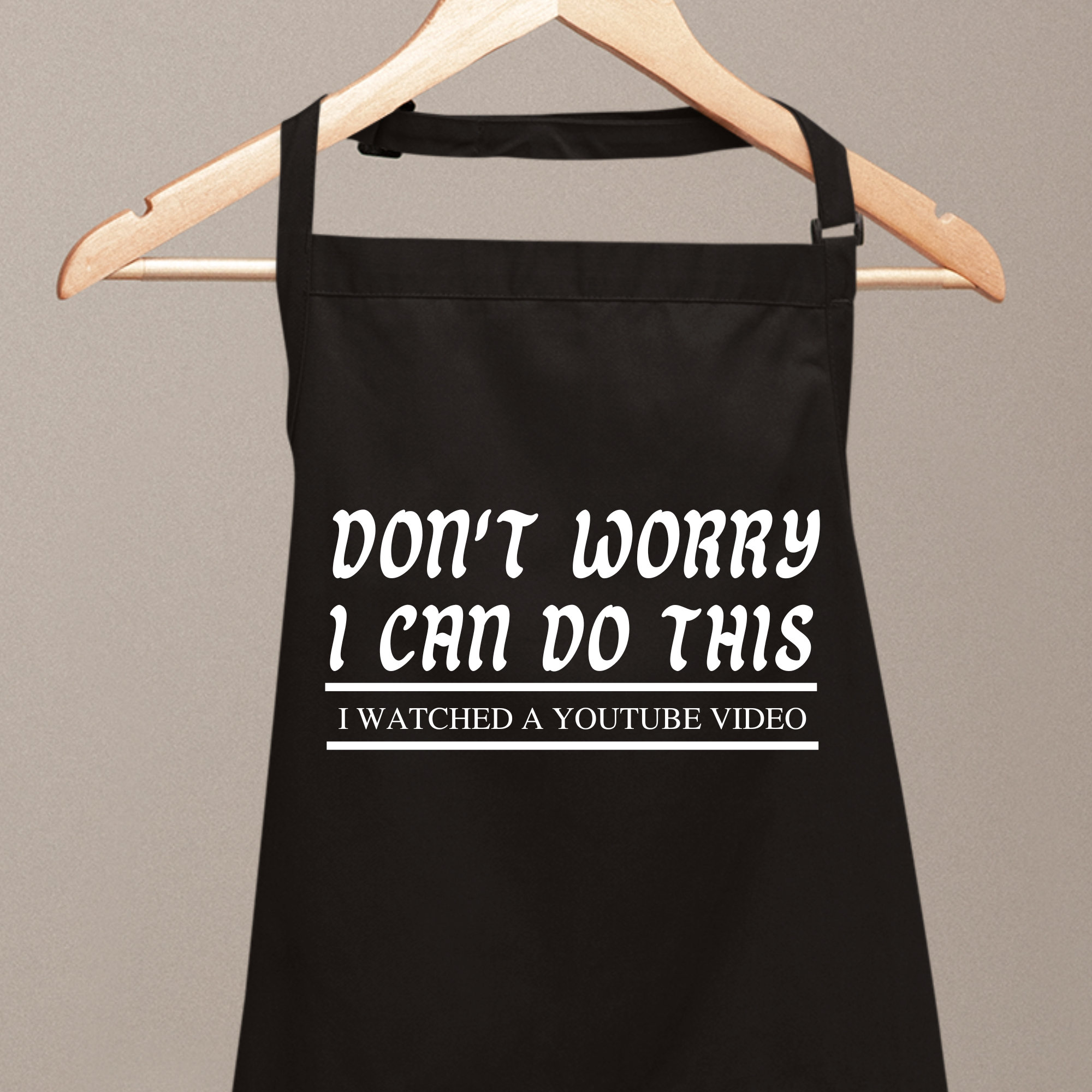 Don't Worry I Can Do This Funny Aprons for Men Women Novelty Chef ...