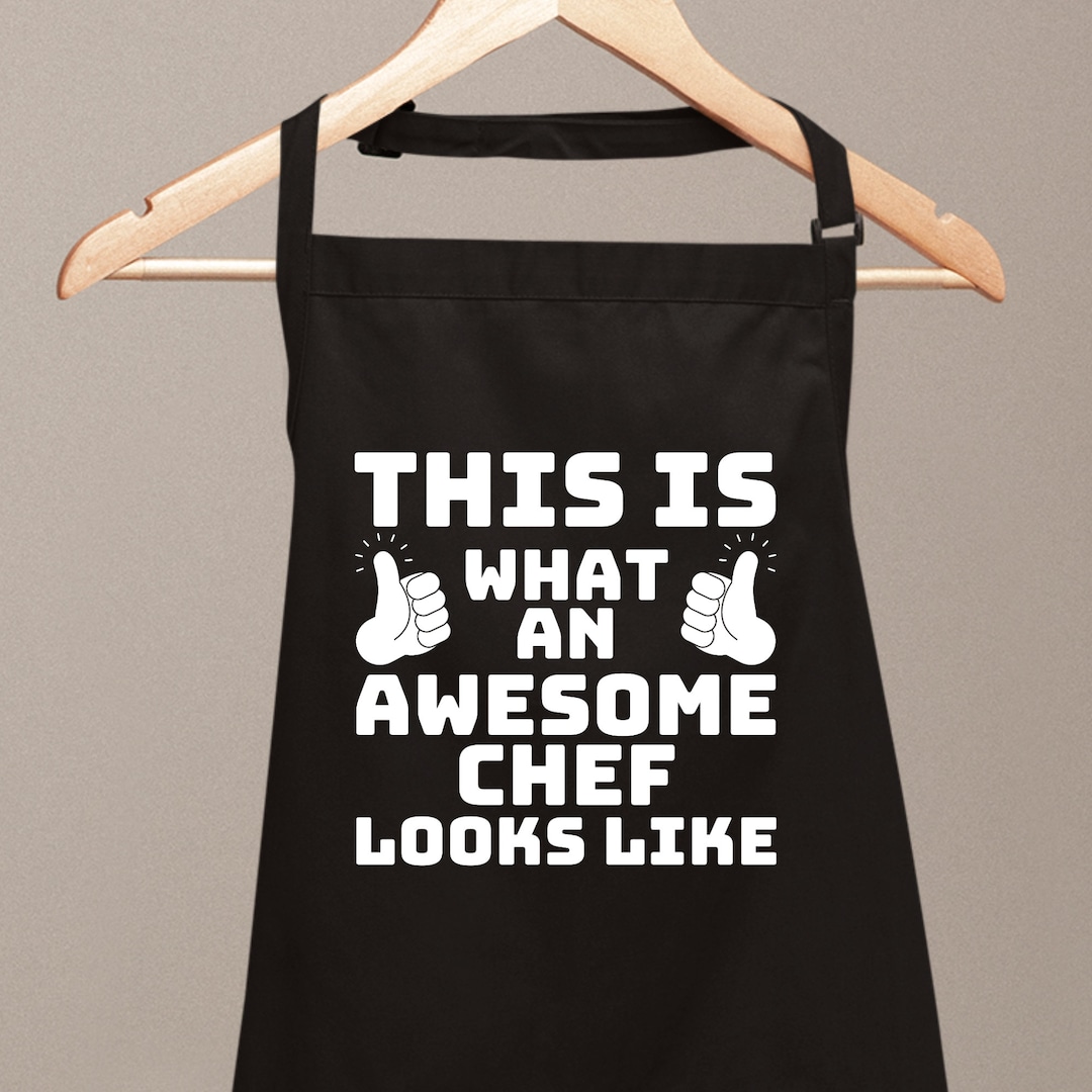 Awesome Chef Apron: Funny Cooking Gift for Men and Women - Etsy