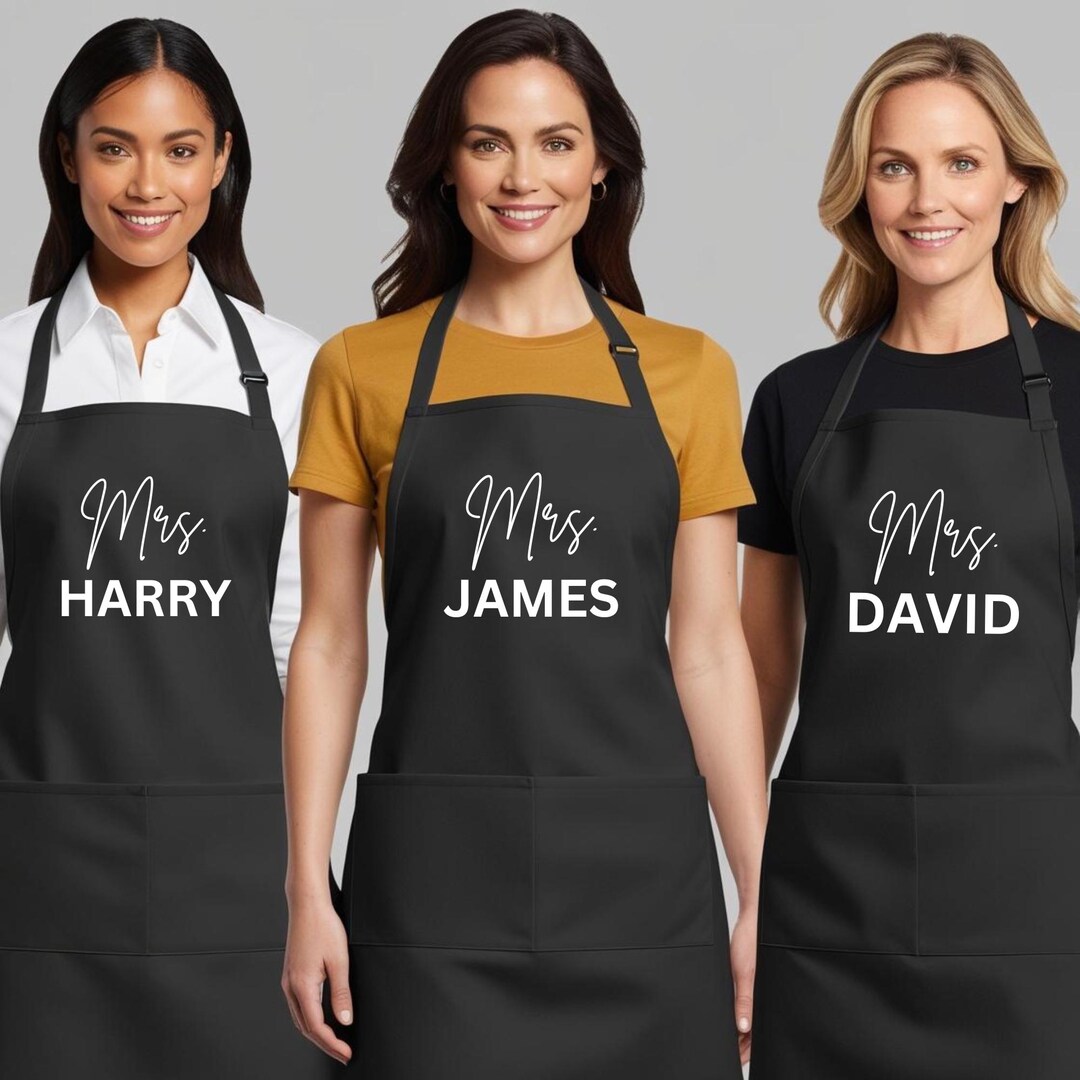 Custom Bride Apron | Mrs Apron | Bride to Be Future Mrs Wifey Wedding ...