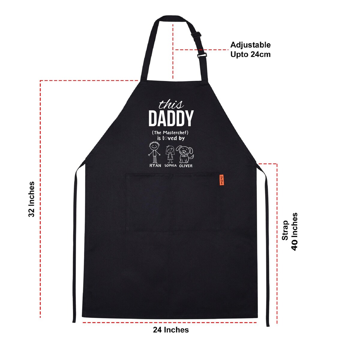Personalized "loved By" BBQ Apron for Dad, Funny Chef Gift - Etsy