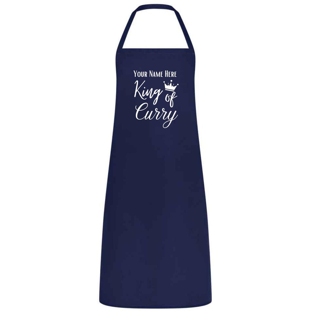 Personalized King of Curry Apron – Funny Kitchen Gift - Etsy