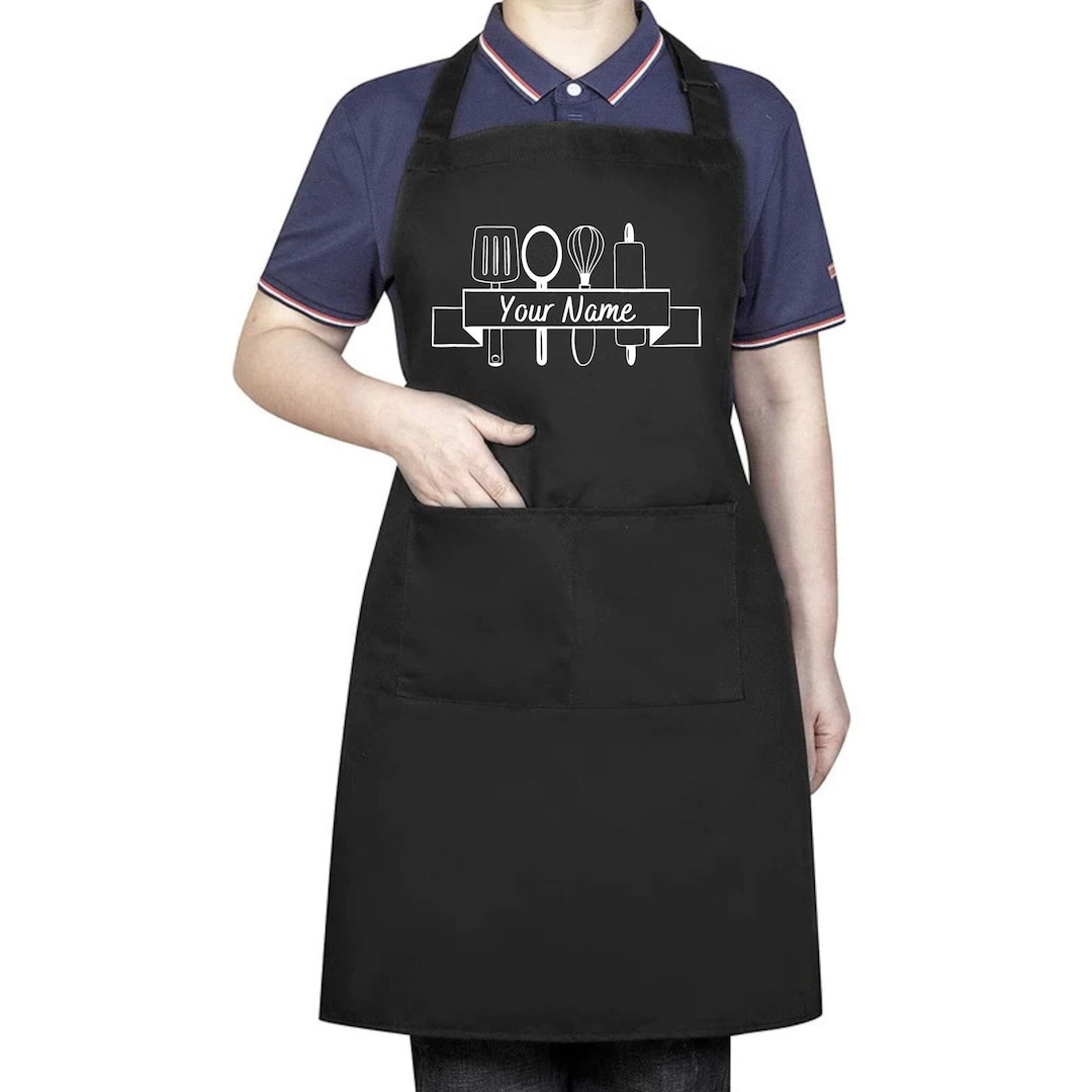 Personalised Apron for Women Custom Apron Kitchen Apron BBQ Apron ...