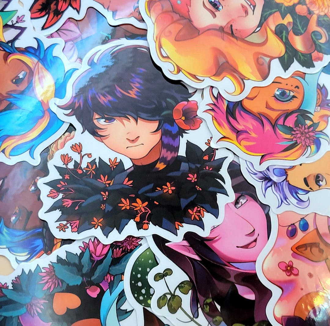 Begonia Flora I Was a Teenage Exocolonist Character Stickers 3 In - Etsy