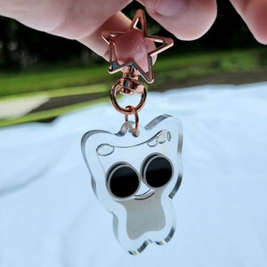 Glitter Shaker Tbh Btw Idk Creature Keychain - Etsy