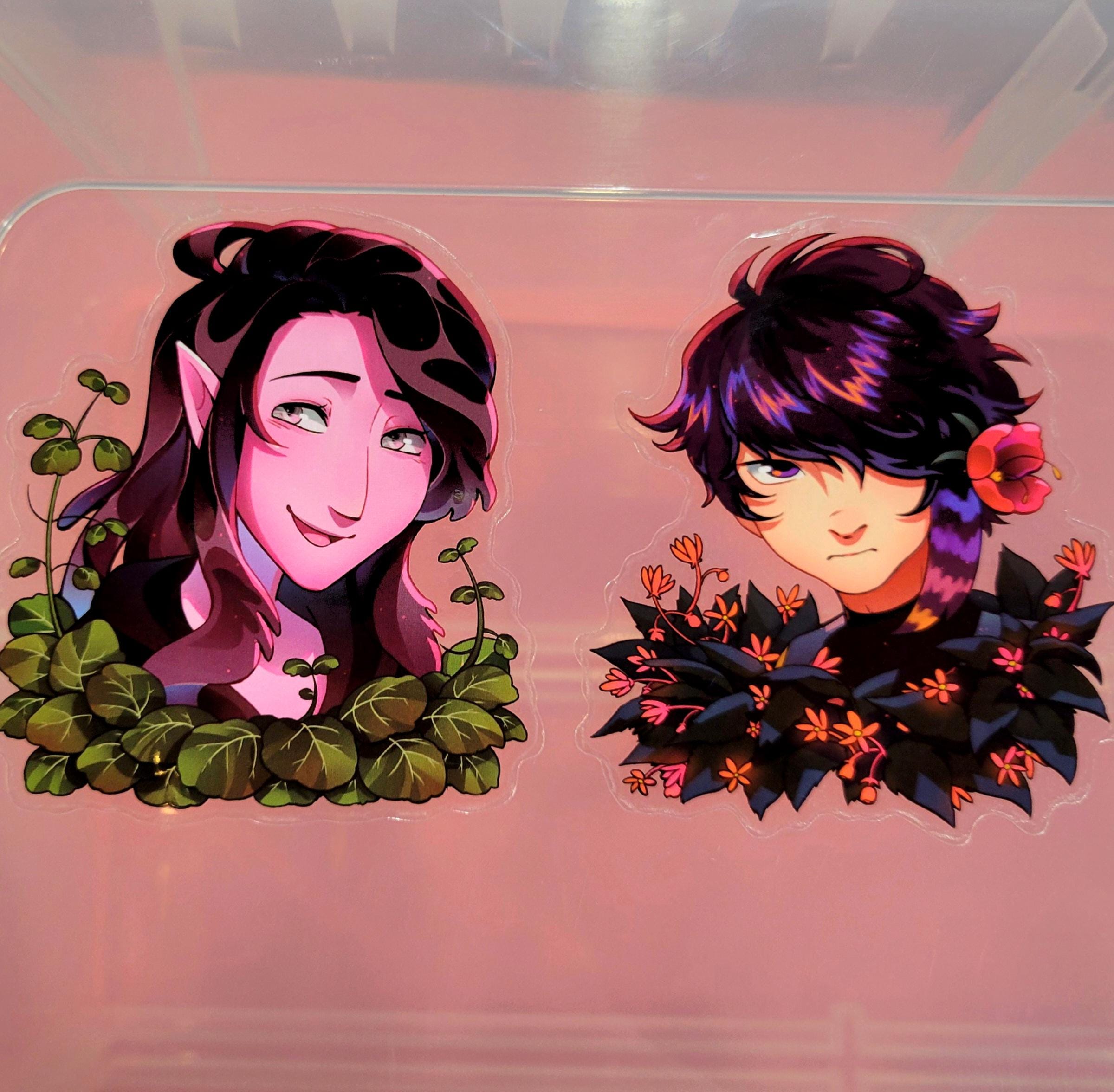 Begonia Flora I Was a Teenage Exocolonist Character Stickers 3 In - Etsy