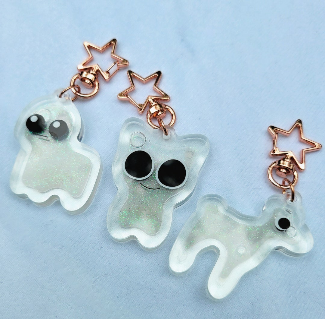 Glitter Shaker Tbh Btw Idk Creature Keychain - Etsy