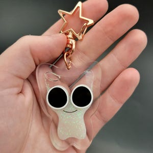 Glitter Shaker Tbh Btw Idk Creature Keychain - Etsy
