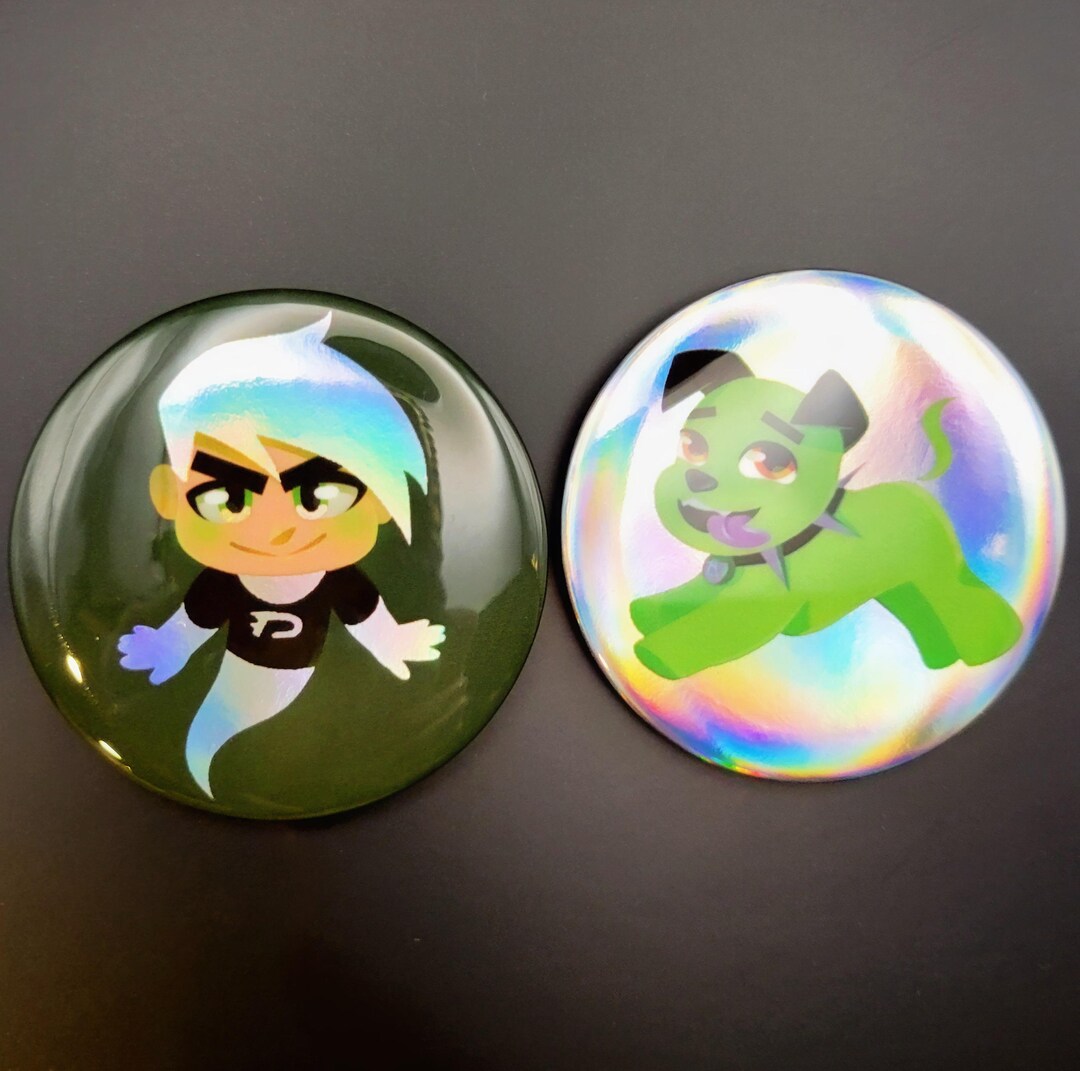 Danny Phantom Holographic Pins - Etsy