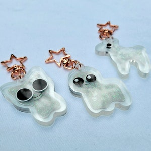 Glitter Shaker Tbh Btw Idk Creature Keychain - Etsy