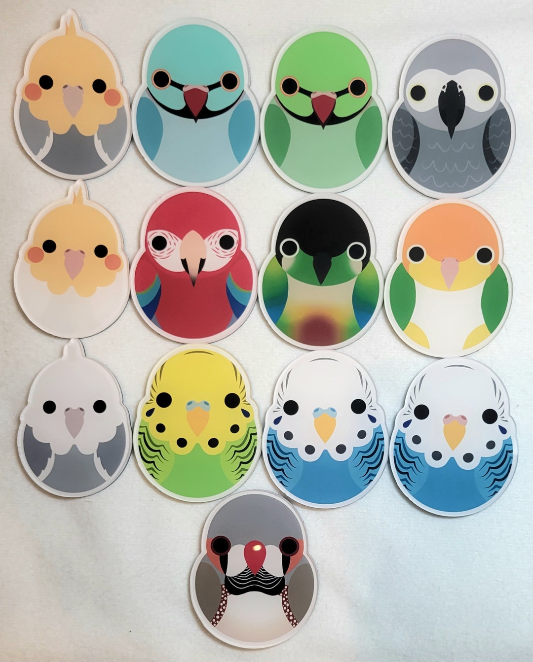 Bird Parrot Magnets - Etsy