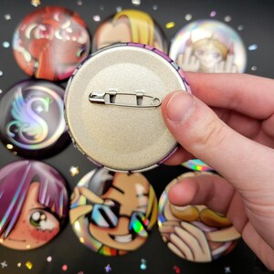 Seraphic Holographic Pins - Etsy