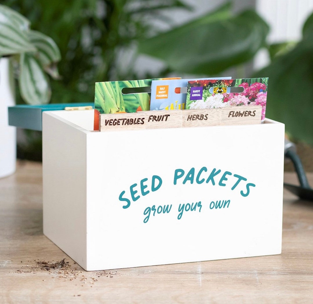 Seed Packet Storage Box - Etsy