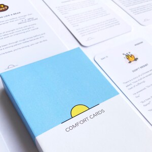 Comfort Cards Anxiety Pack - Etsy