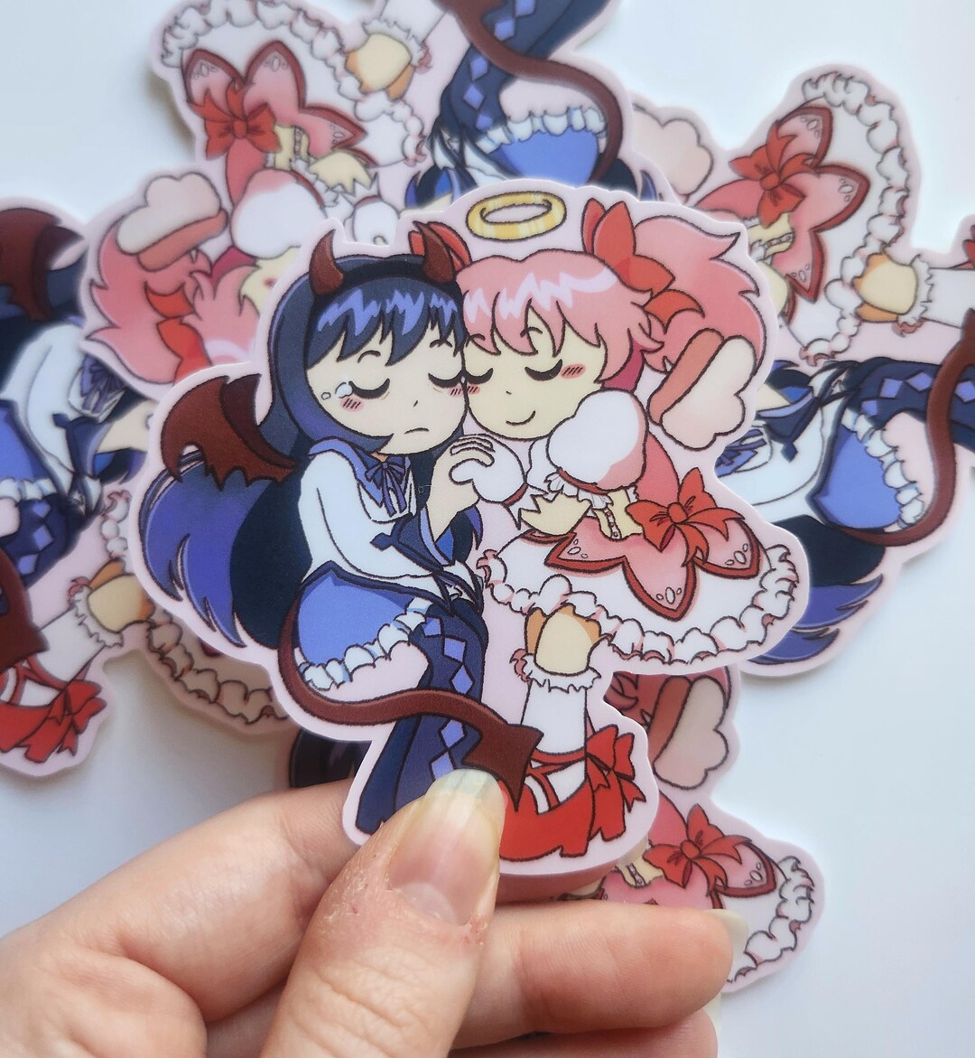Madohomu Puella Magi Madoka Magica Large Waterproof Matte Sticker - Etsy