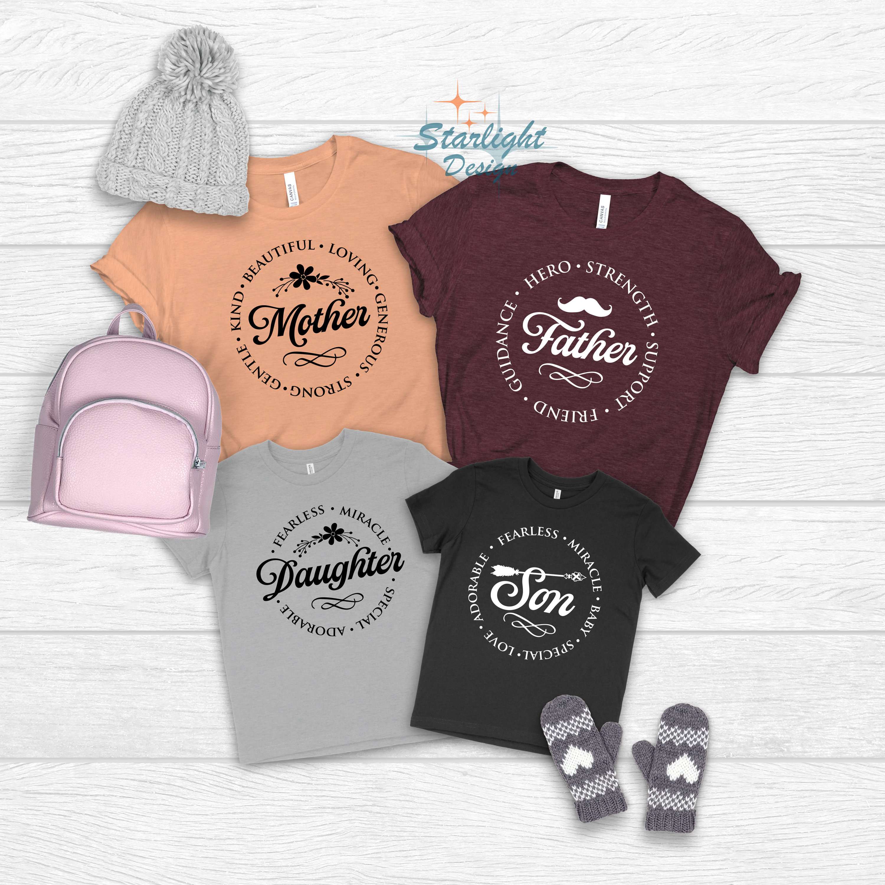 Family Matching T-shirts Family Matching Shirts Inspirited | Etsy