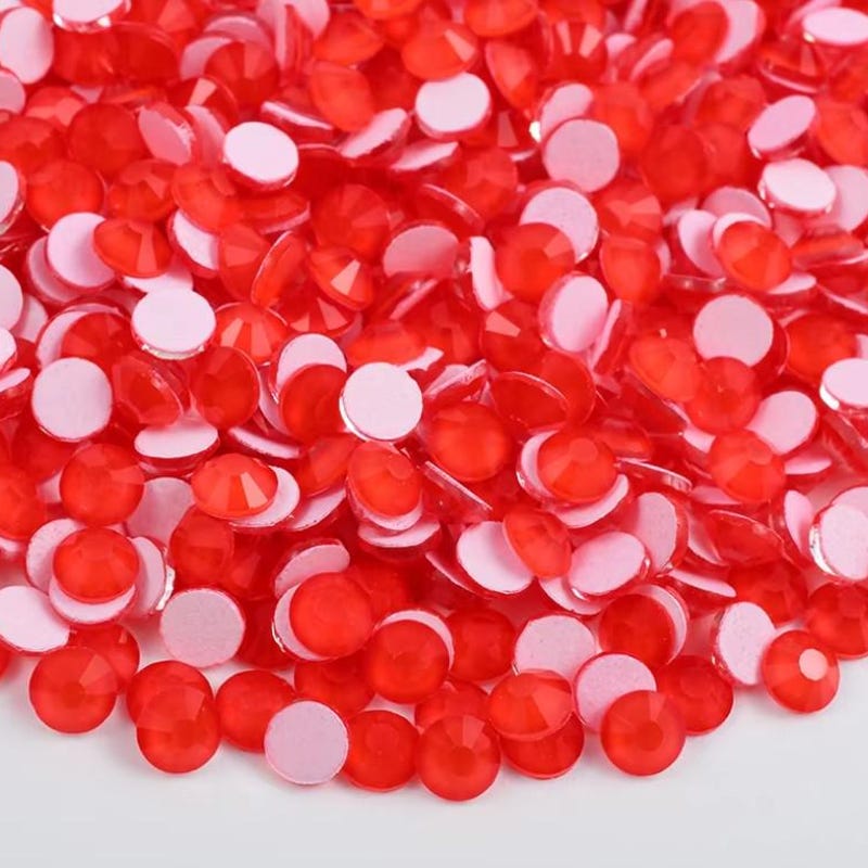 Glass With Red Fluorescent - Etsy