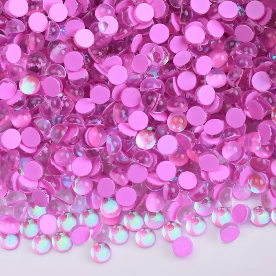 Mermaids Tear Purple Glass Rhinestones - Etsy