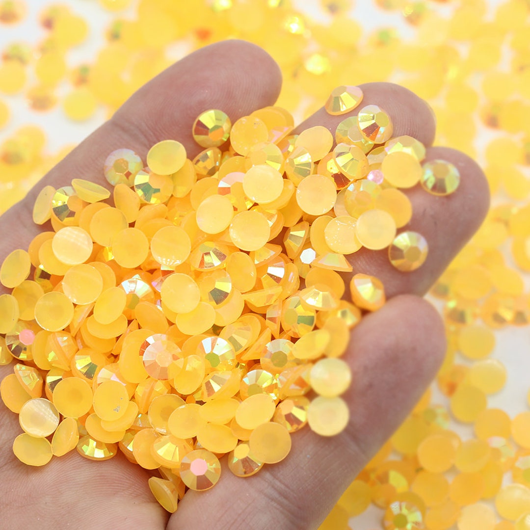 Mango AB Jelly Non-hotfix Resin Rhinestones - Etsy
