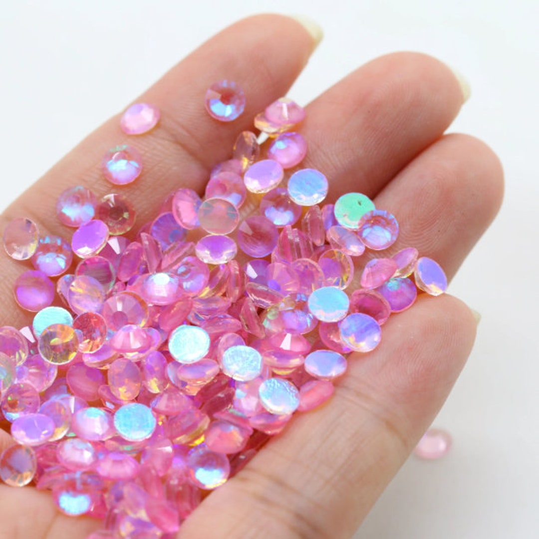 NEW Aurora Bubblegum Pink Glass Rhinestones-ss6-ss8-ss10-ss12-ss16-ss20 ...
