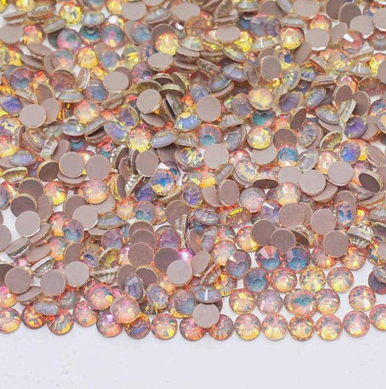 NEW* Mocca Coffee Opal Glass Non-hotfix Rhinestones - Etsy
