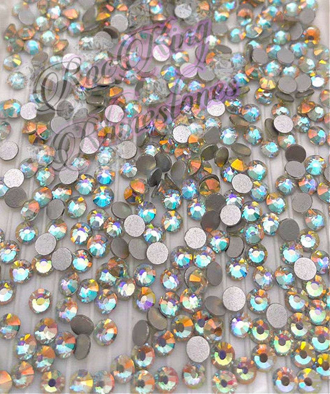 New-beach Sunset Glass Non-hotfix Rhinestones - Etsy