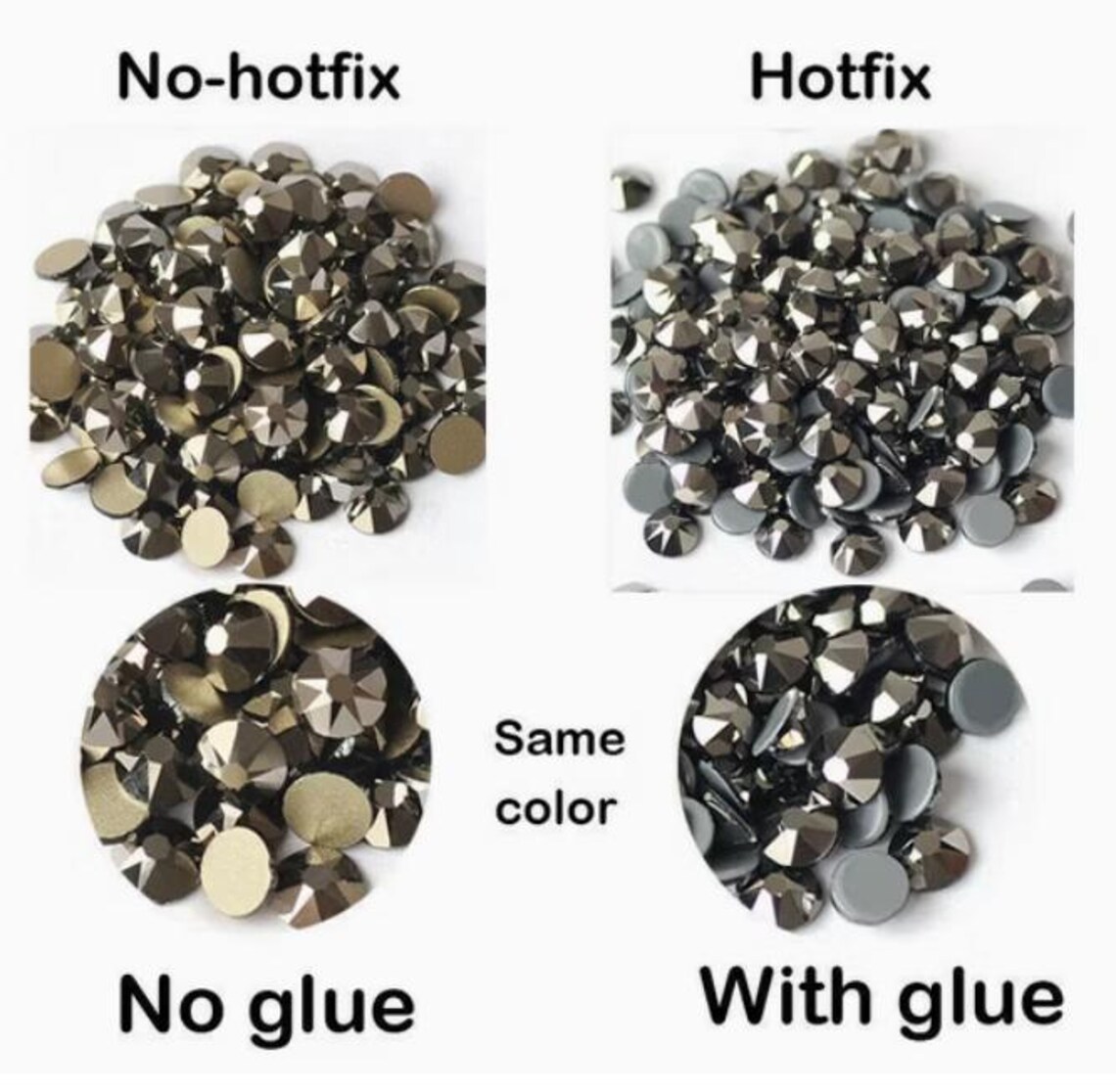 Hotfix Rose (pink) Glass Iron on Rhinestones - Etsy