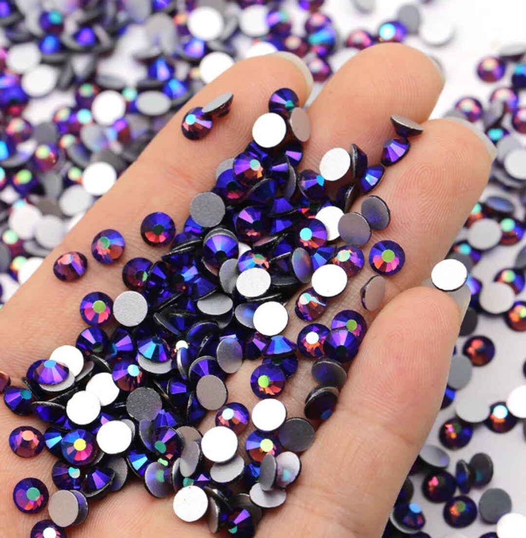 Amethyst Ab-glass Rhinestones-non-hot Fix-ss6-ss8-ss10-ss12-ss16-ss20 ...