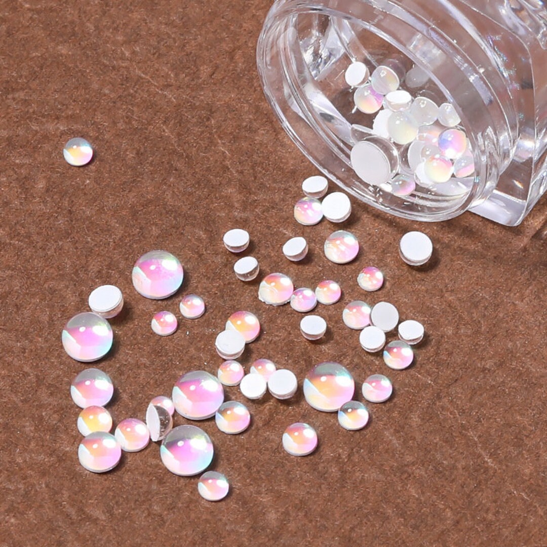 Mermaids Tear White Glass Non-hotfix Rhinestones - Etsy