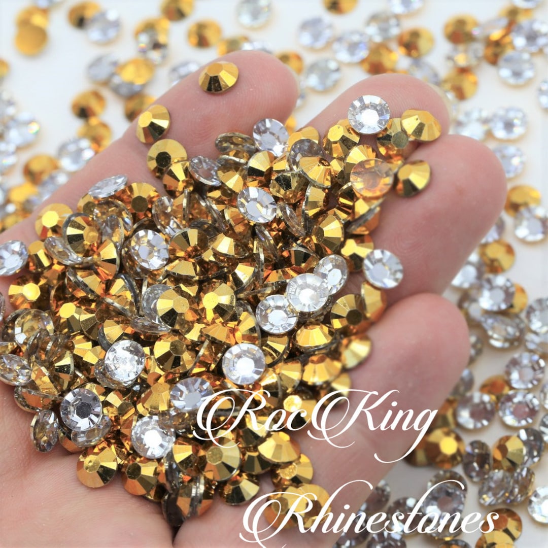 Gold Jelly-non-hotfix Resin Rhinestones - Etsy