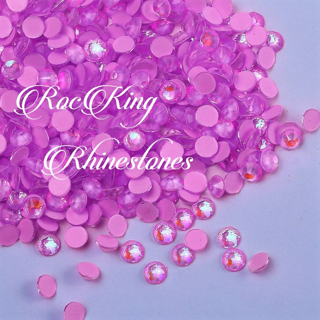 Opal Purple Luminous Glowing Glass Rhinestones - Etsy