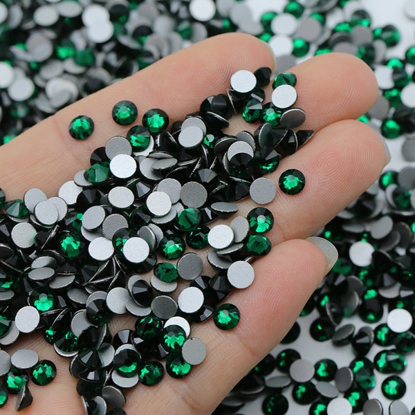 Rhinestone Emerald - Etsy