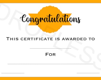 Star Award | Certificate | Achievement | Congratulations | Well Done ...