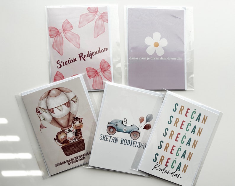 Serbian Birthday Cards/ Sretan Rodjendan - Etsy