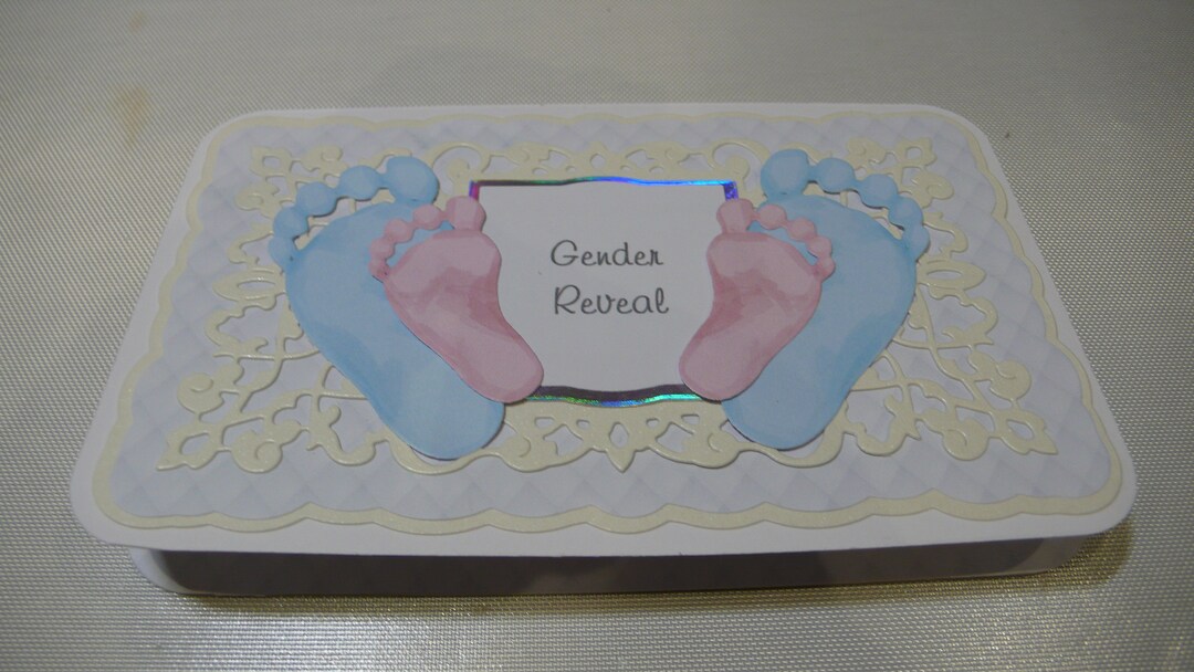 Gender Reveal Card - Etsy