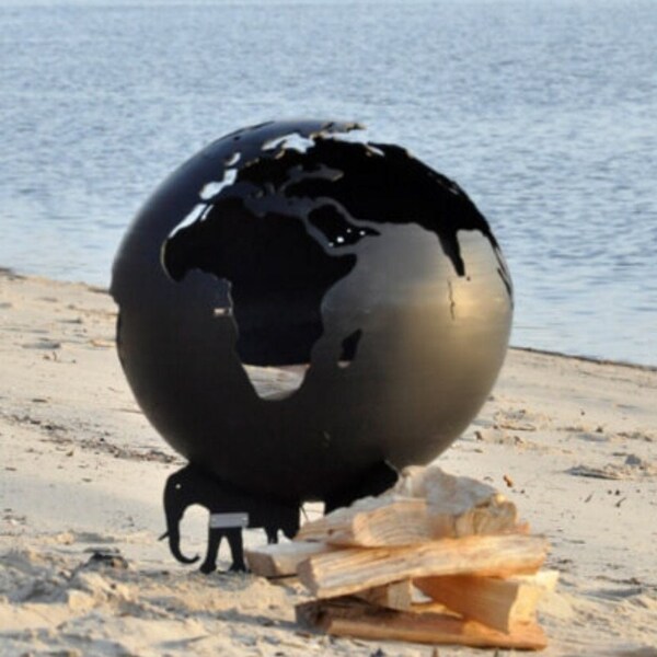 Metal Globe Fire - Etsy
