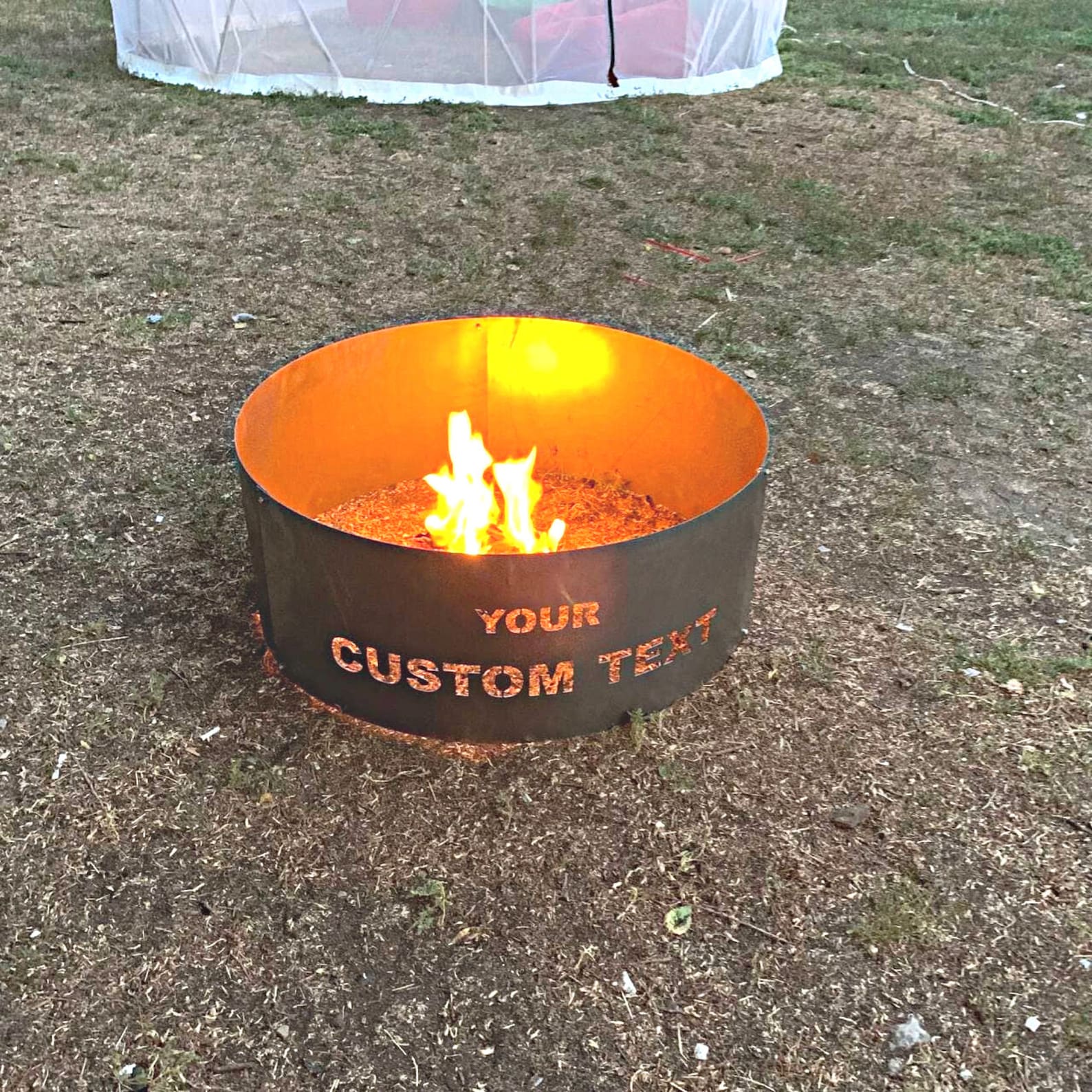 Personalized Heavy Duty Fire Ring Custom Backyard Fire Ring - Etsy