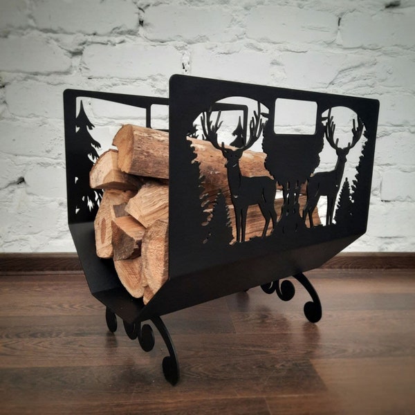 Fireplace Log Holder - Etsy